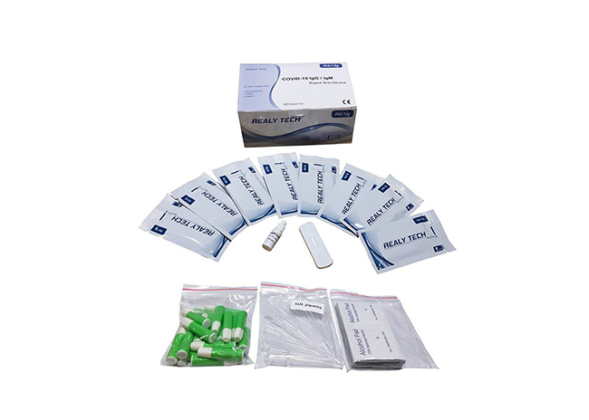 2019-NCOV IgGIgM Rapid Test Device - Tampone orofaringeo monodose - SET ...